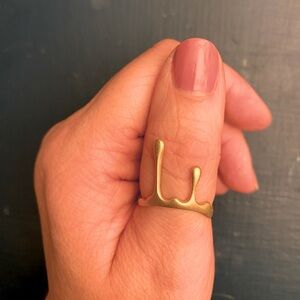 Jewelry | New 18k Gold Drip Ring | Poshmark